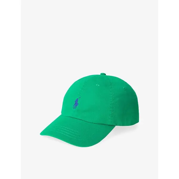 Polo Ralph Lauren Logo-embroidered Cotton Baseball Cap - Billard Green