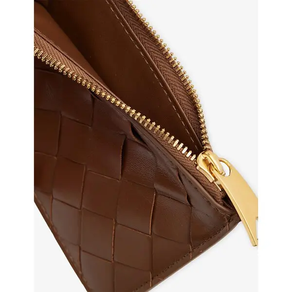 Bottega Veneta Intrecciato Zipped Leather Card Case