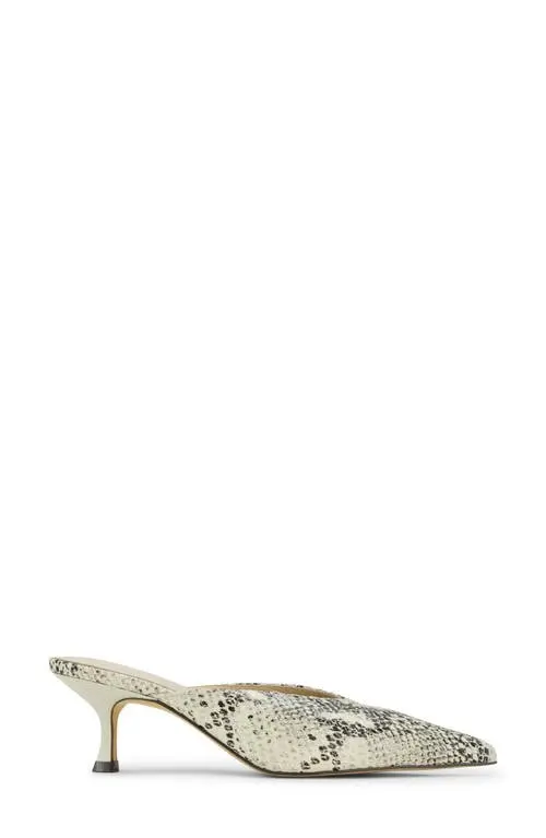 Yosi Samra Remi Pointed Toe Kitten Heel Mule