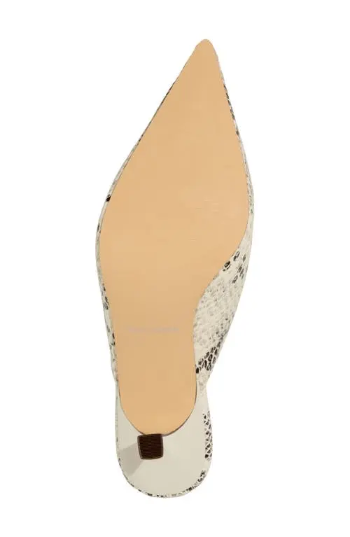 Yosi Samra Remi Pointed Toe Kitten Heel Mule