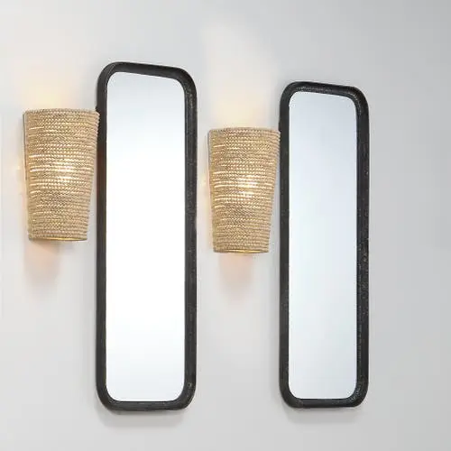 JAMIE YOUNG CO. Seawall 1-light Beaded Cone Wall Sconce