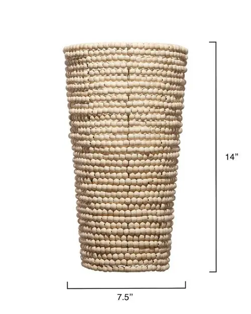 JAMIE YOUNG CO. Seawall 1-light Beaded Cone Wall Sconce