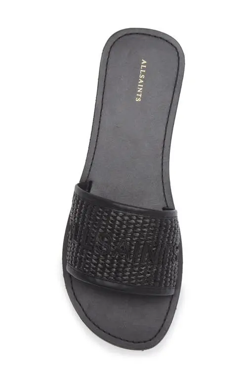 ALLSAINTS Hoxton Woven Slide Sandal