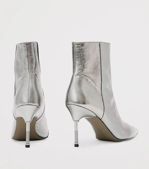 ALLSAINTS Metallic Natasha Ankle Boots - Grey