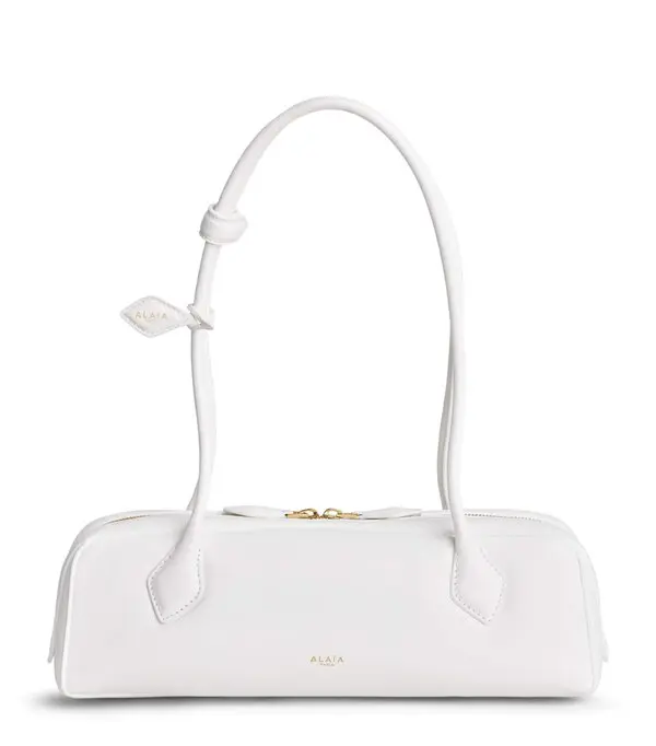 Alaïa Medium Le Teckel Shoulder Bag - White