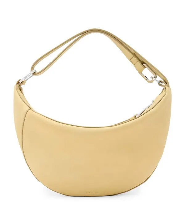 ALLSAINTS Micro Leather Luna Shoulder Bag - Yellow