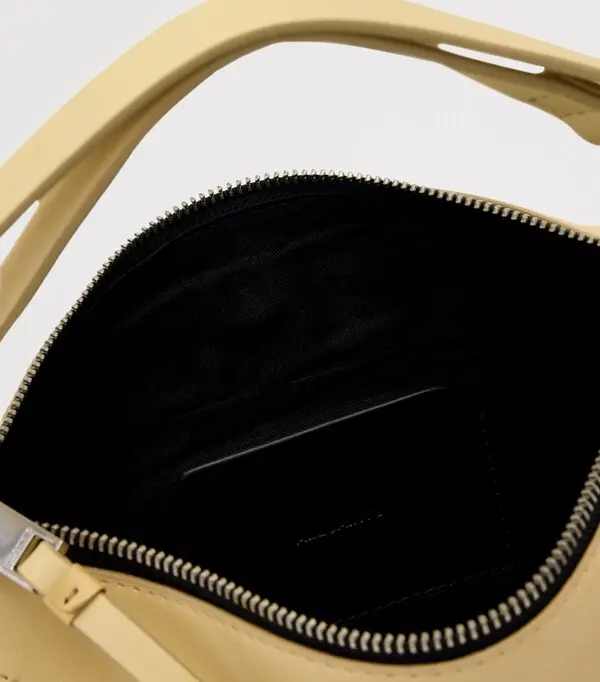 ALLSAINTS Micro Leather Luna Shoulder Bag - Yellow
