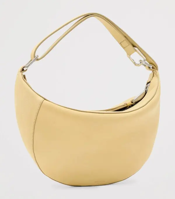 ALLSAINTS Micro Leather Luna Shoulder Bag - Yellow