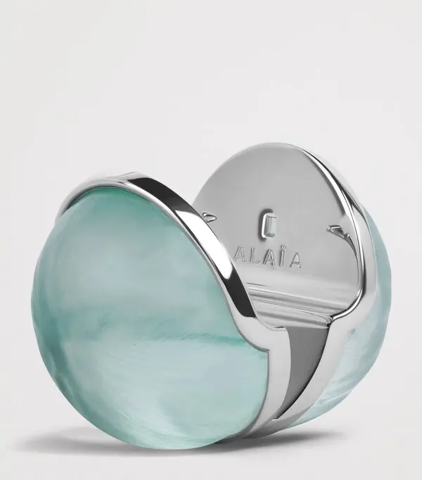 Alaïa Sphere Earrings - Green