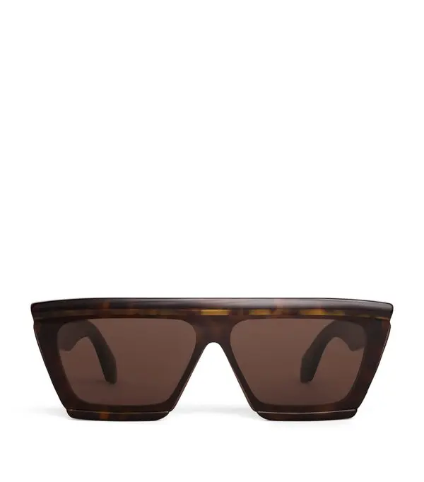 Alaïa Mask Sunglasses - Brown