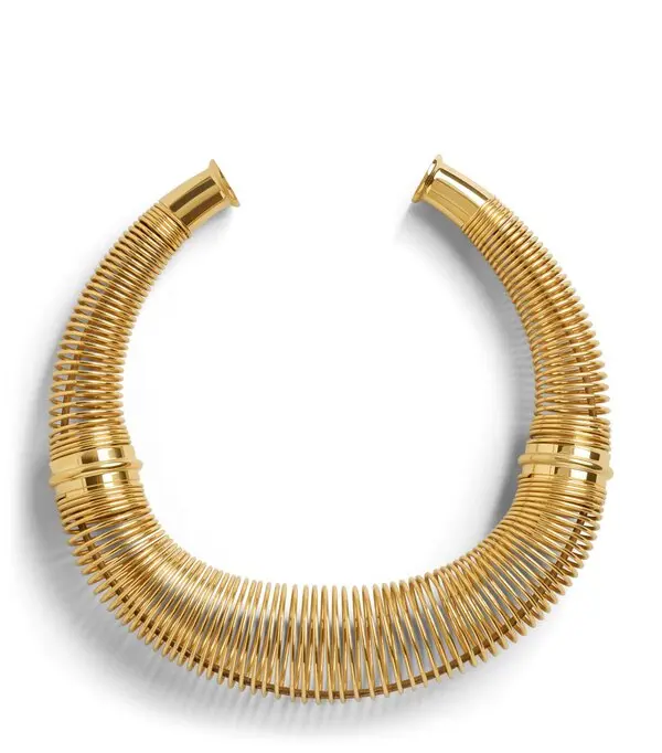 Alaïa Spiral Torque Choker - Gold