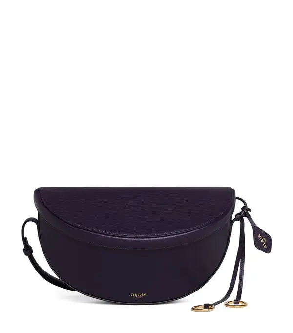 Alaïa Leather East-west Shoulder Bag - Purple