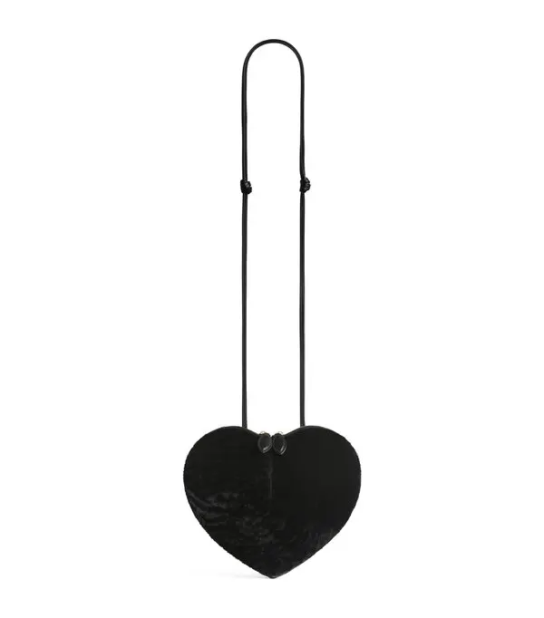 Alaïa Shearling Le Coeur Shoulder Bag
