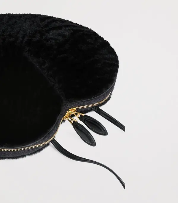 Alaïa Shearling Le Coeur Shoulder Bag