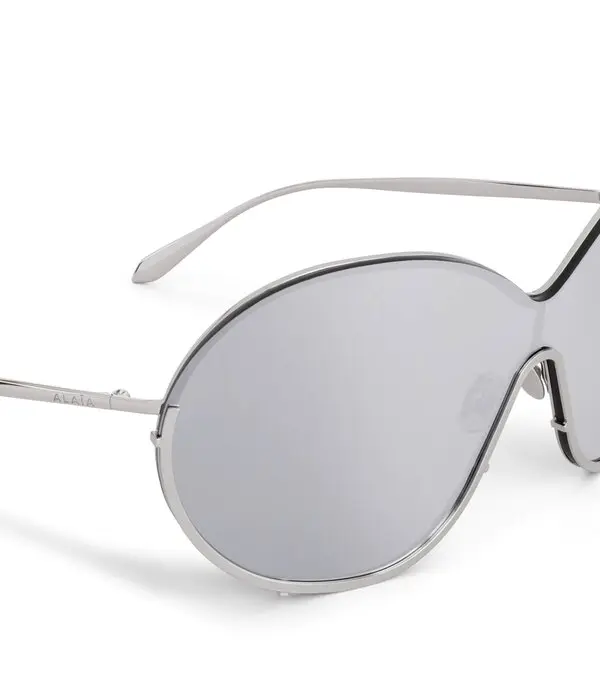 Alaïa Metal Butterfly Sunglasses