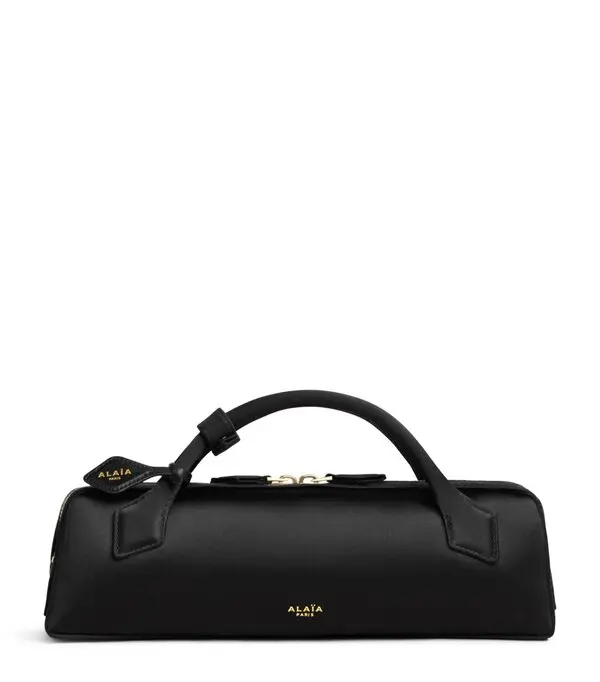 Alaïa Le Teckel Satin Bag - Yellow