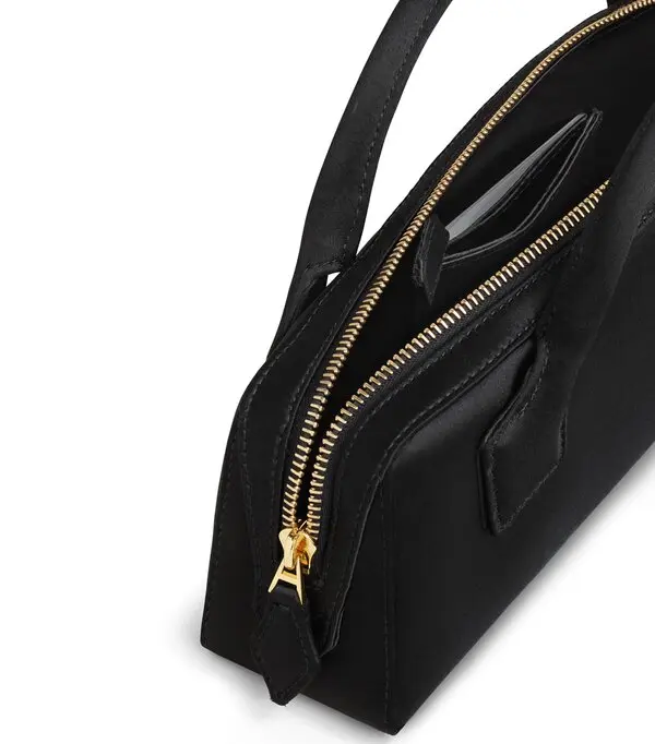 Alaïa Le Teckel Satin Bag - Yellow