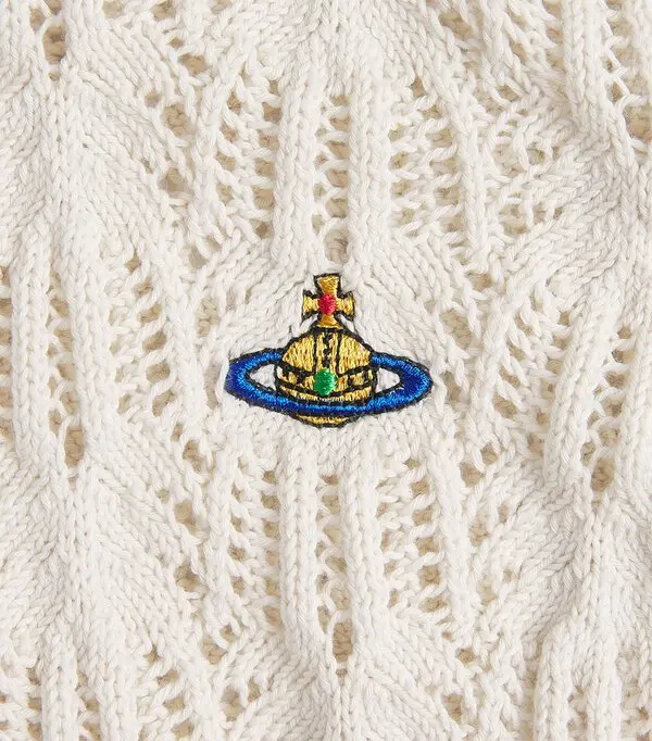 VIVIENNE WESTWOOD Organic Cotton Crochet Ella Top