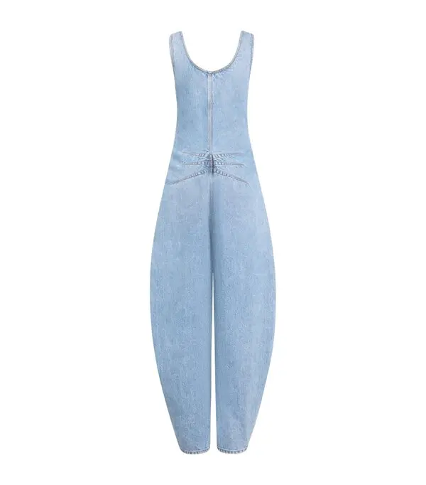Alaïa Wool-blend Jumpsuit - Blue