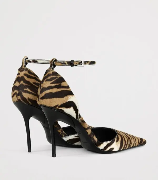 Alaïa Haircalf Animal Print D'orsay Pumps
