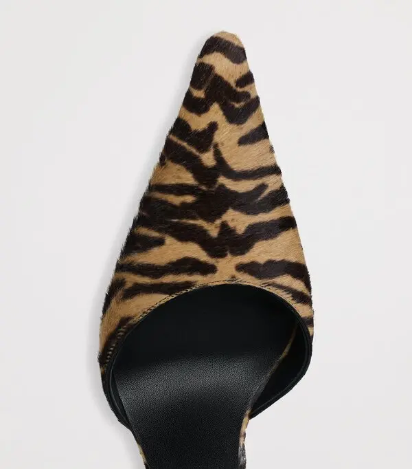 Alaïa Haircalf Animal Print D'orsay Pumps