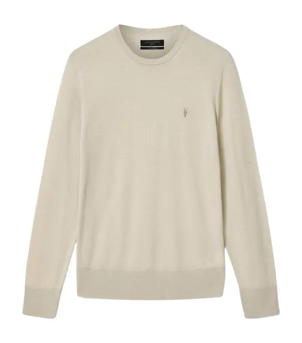 ALLSAINTS Merino Wool Mode Sweater - Green