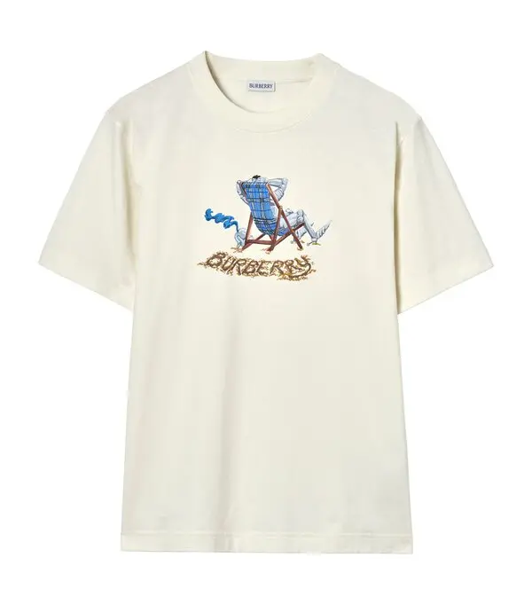 Burberry Cotton Beach Knight T-shirt