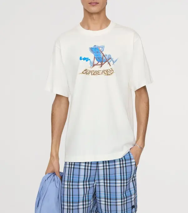 Burberry Cotton Beach Knight T-shirt