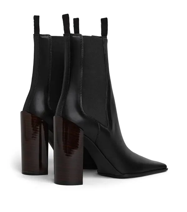 Alaïa Leather Heeled Chelsea Boots