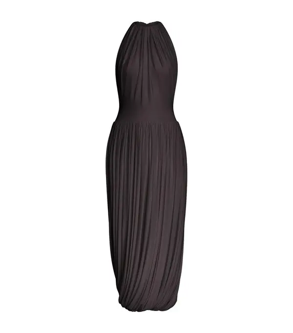 Alaïa Twisted Sleeveless Dress - Black