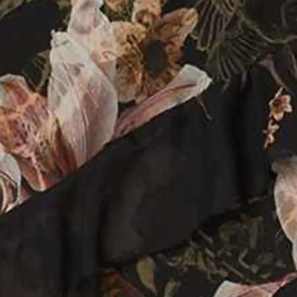 ALLSAINTS Floral Ruth Midi Dress - Black