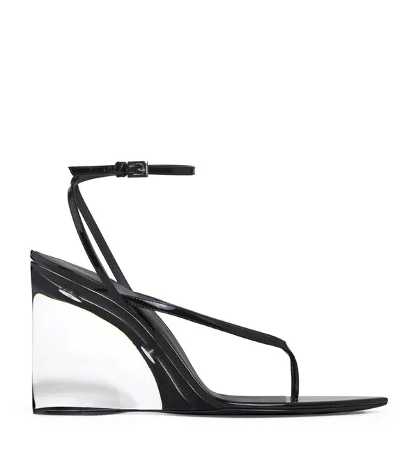 Alaïa Tongs Wedge Heel Sandals