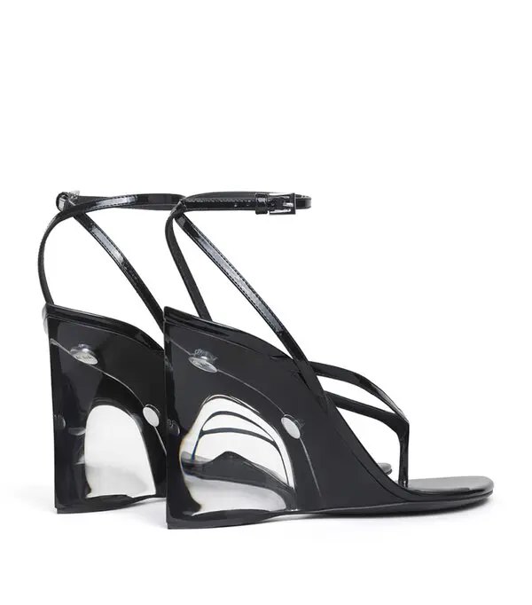 Alaïa Tongs Wedge Heel Sandals