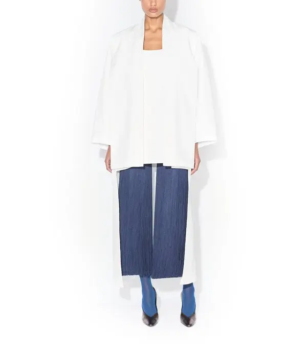 Alaïa Cotton Fringe Slip Dress - White
