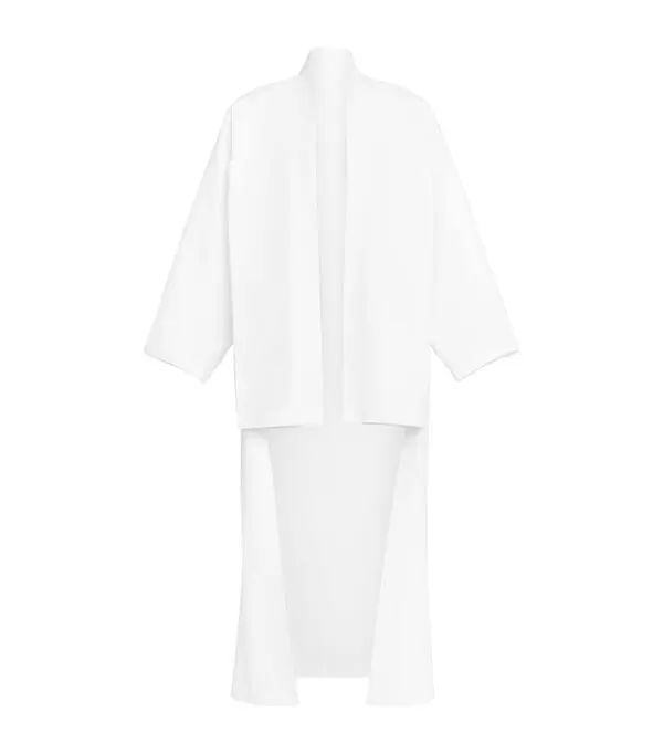Alaïa Supima Cotton Kimono Jacket - White