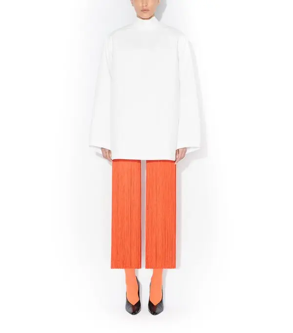 Alaïa Cotton Poplin Reverse Jacket - White