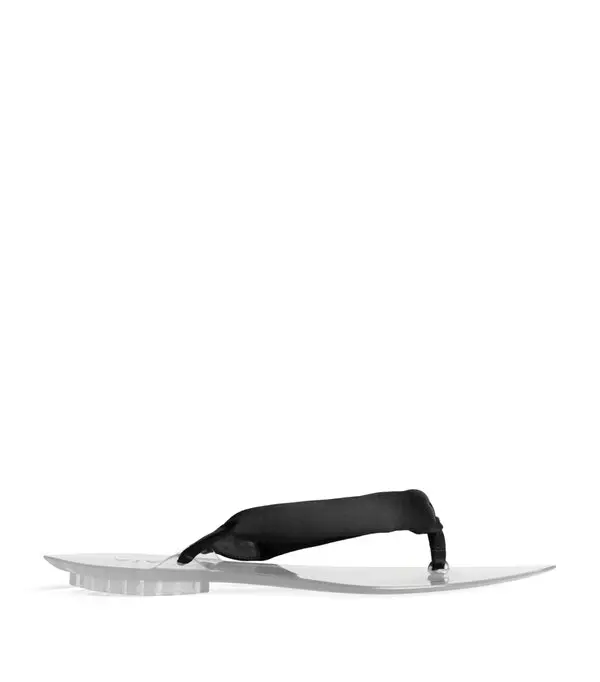 Alaïa Invisible Thong Flip Flops - Clear