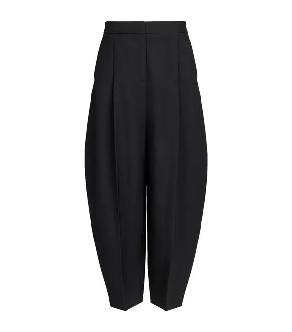 Alaïa Stretch-wool Balloon Trousers - Black