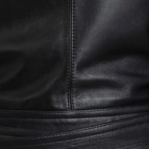 Alaïa Leather Belted Crop Top