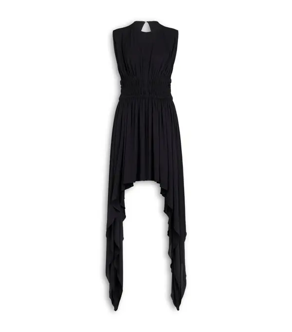 Alaïa High-low Mini Dress - Black