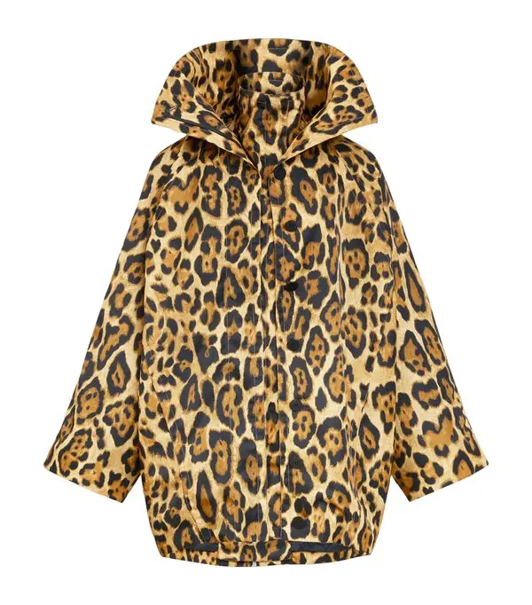 Alaïa Double-layered Twill Coat - Blue