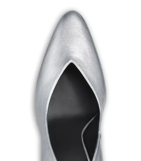 Alaïa Metallic Leather Cone Pumps 90 - Black