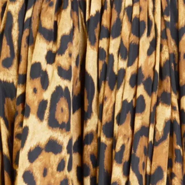 Alaïa Leopard-print Bubble Midi Skirt - Blue