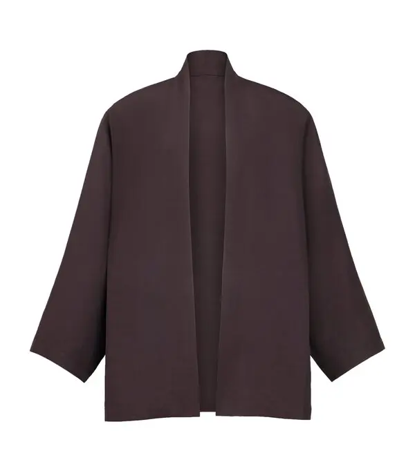 Alaïa Paper-blend Straight Jacket - Purple