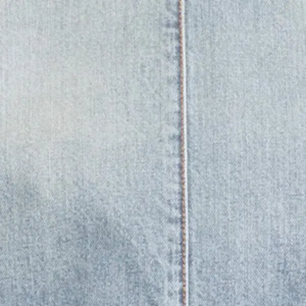 Alaïa Denim Belted Crop Top - Blue