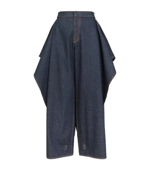 Alaïa Flap Open-leg Jeans