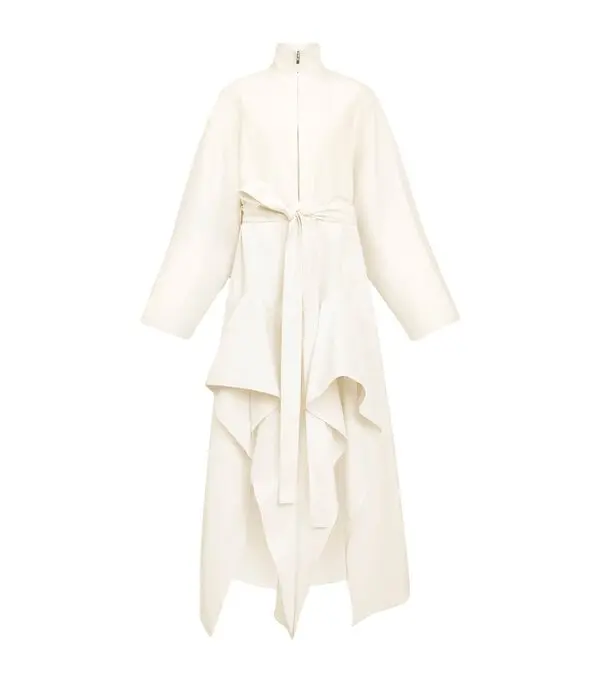 Alaïa Paper-blend Layered Jumpsuit - Red
