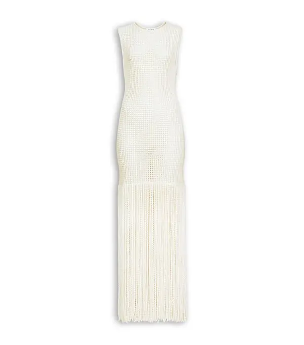 Alaïa Fringed Midi Dress
