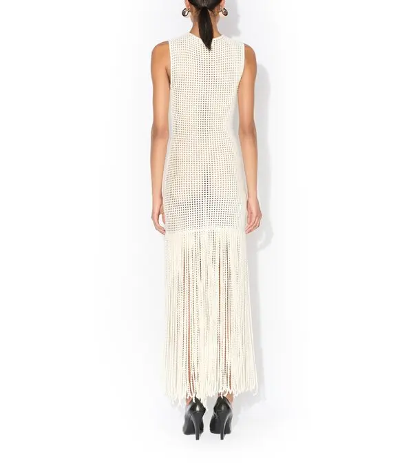 Alaïa Fringed Midi Dress