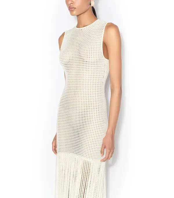 Alaïa Fringed Midi Dress
